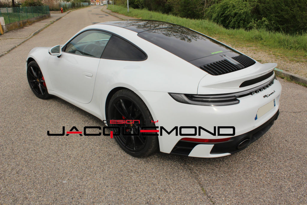 Duck Tail rear wing spoiler for Porsche 992 by Jacquemond