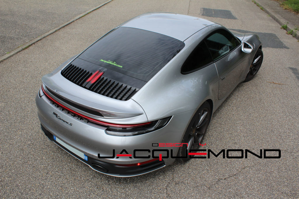 Duck Tail rear wing spoiler for Porsche 992 by Jacquemond