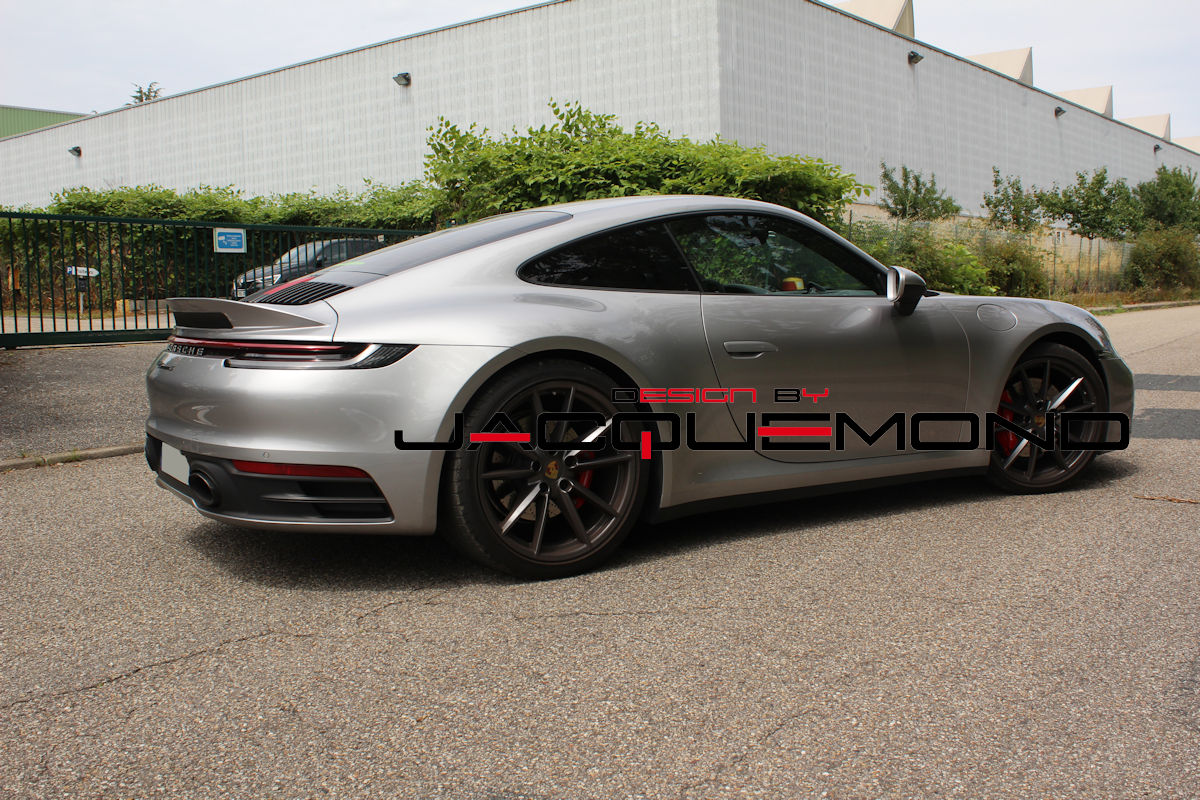 DuckTail rear wing spoiler for Porsche 992 by Jacquemond
