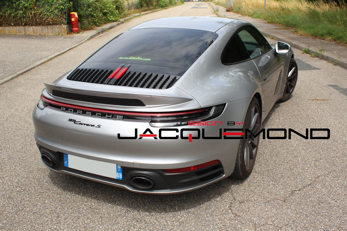DuckTail rear wing spoiler for Porsche 992 by Jacquemond - Jacquemond ...