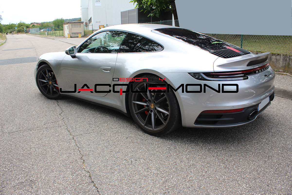 DuckTail rear wing spoiler for Porsche 992 by Jacquemond