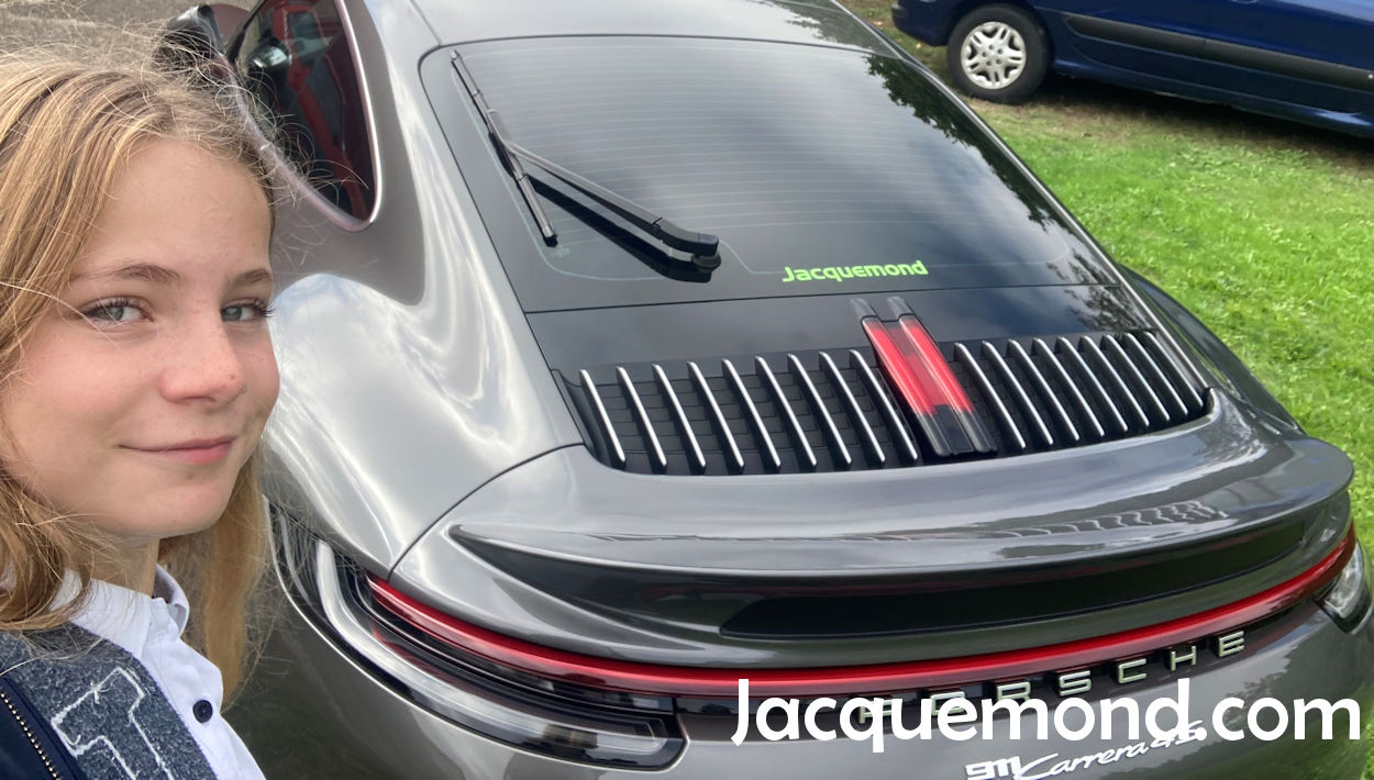 DuckTail rear wing spoiler for Porsche 992 by Jacquemond