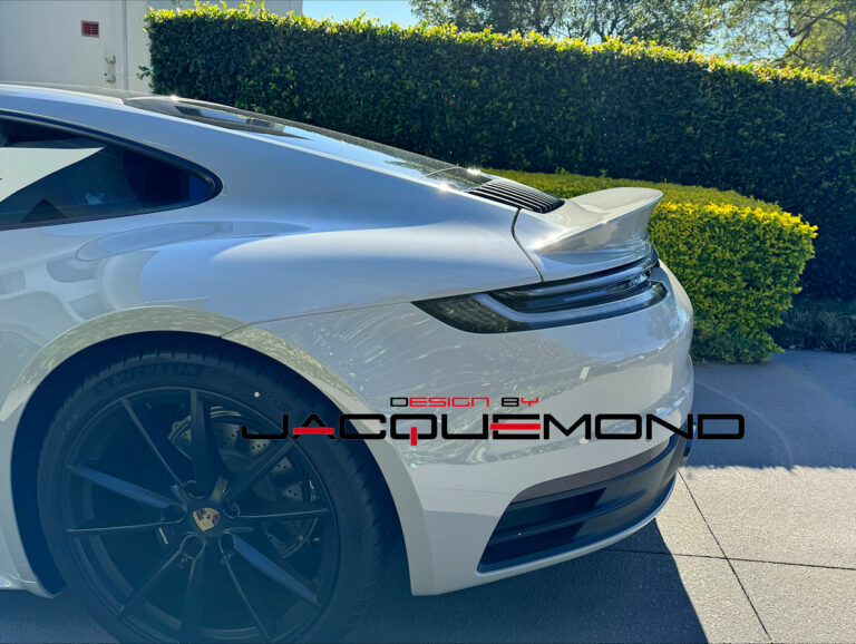 Duck Tail rear wing spoiler for Porsche 992 by Jacquemond