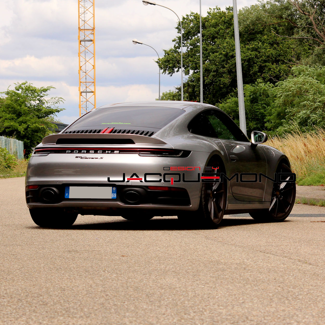DuckTail rear wing spoiler for Porsche 992 by Jacquemond