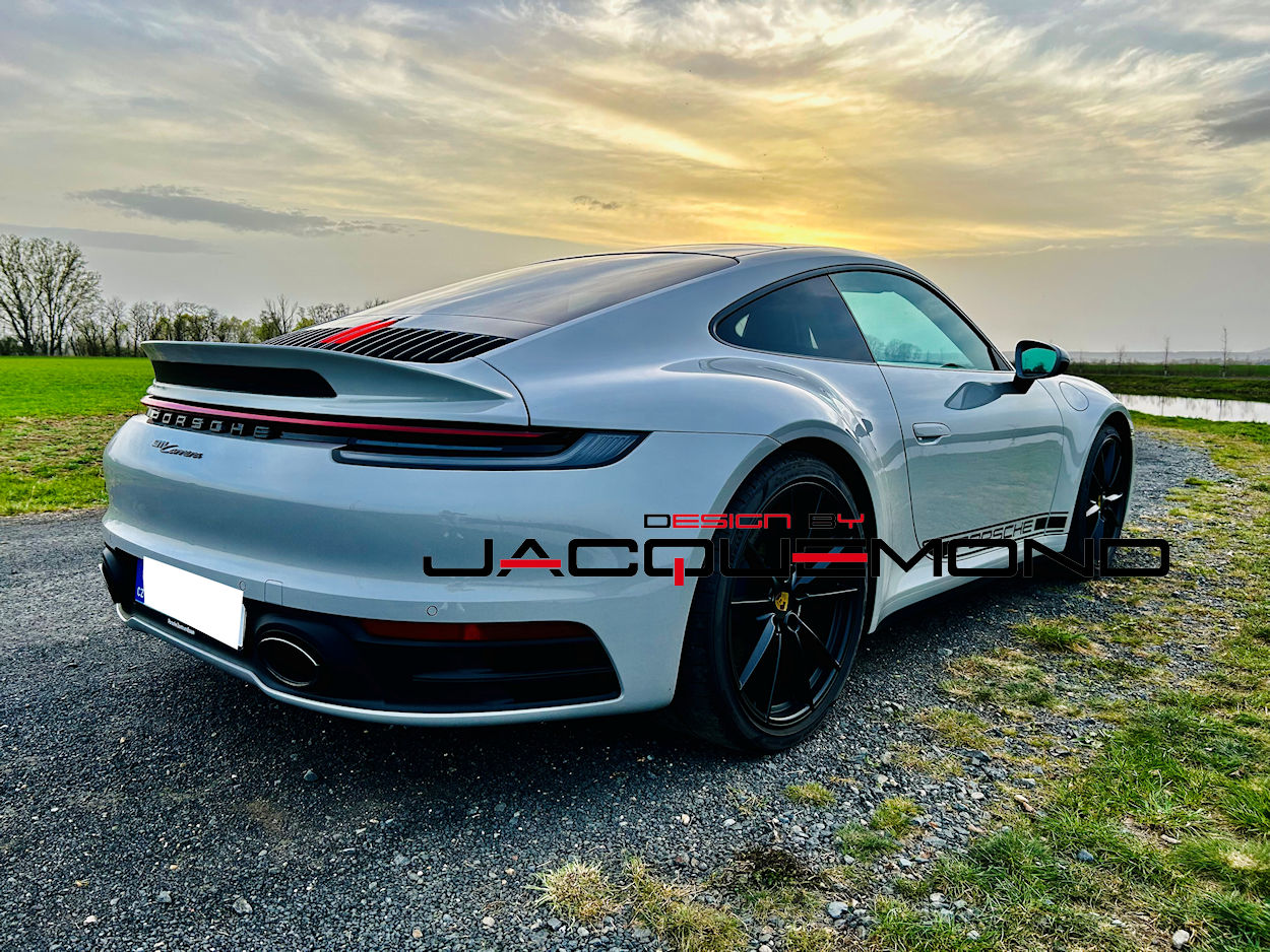 DuckTail rear wing spoiler for Porsche 992 by Jacquemond