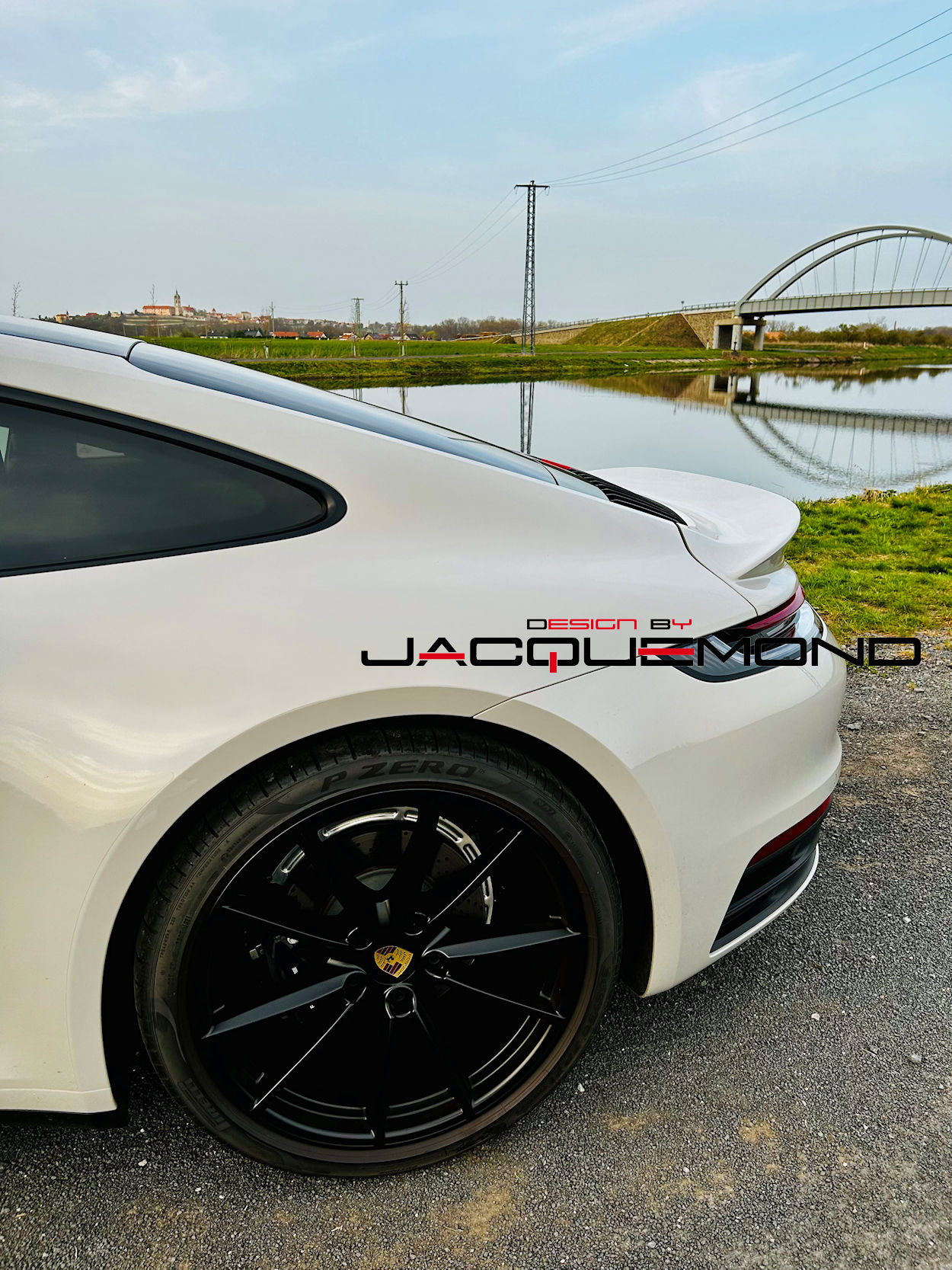 DuckTail rear wing spoiler for Porsche 992 by Jacquemond