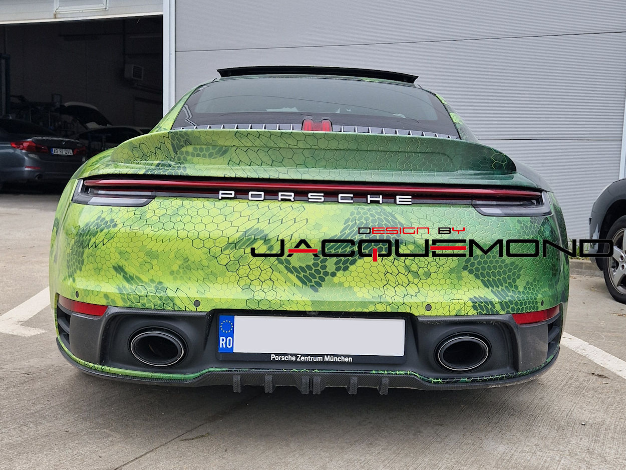 DuckTail rear wing spoiler for Porsche 992 by Jacquemond